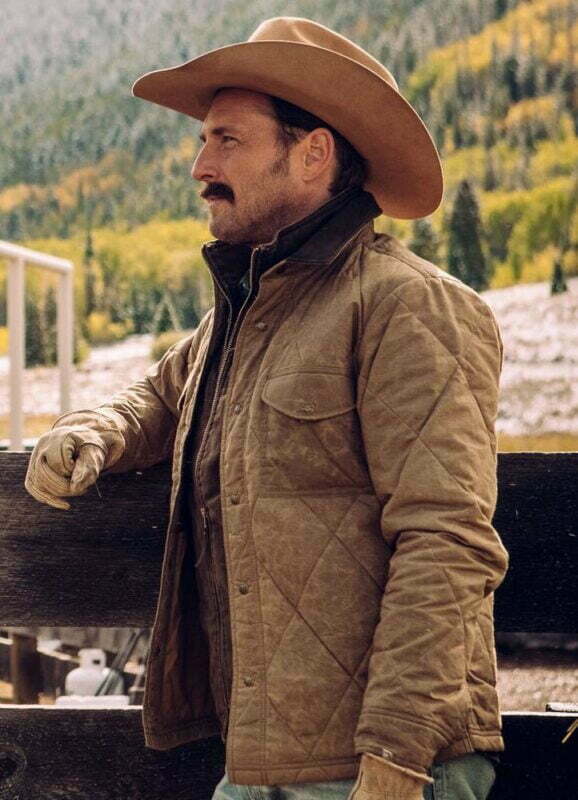 John Dutton Quilted Jacket | Kevin Costner Yellowstone Jacket